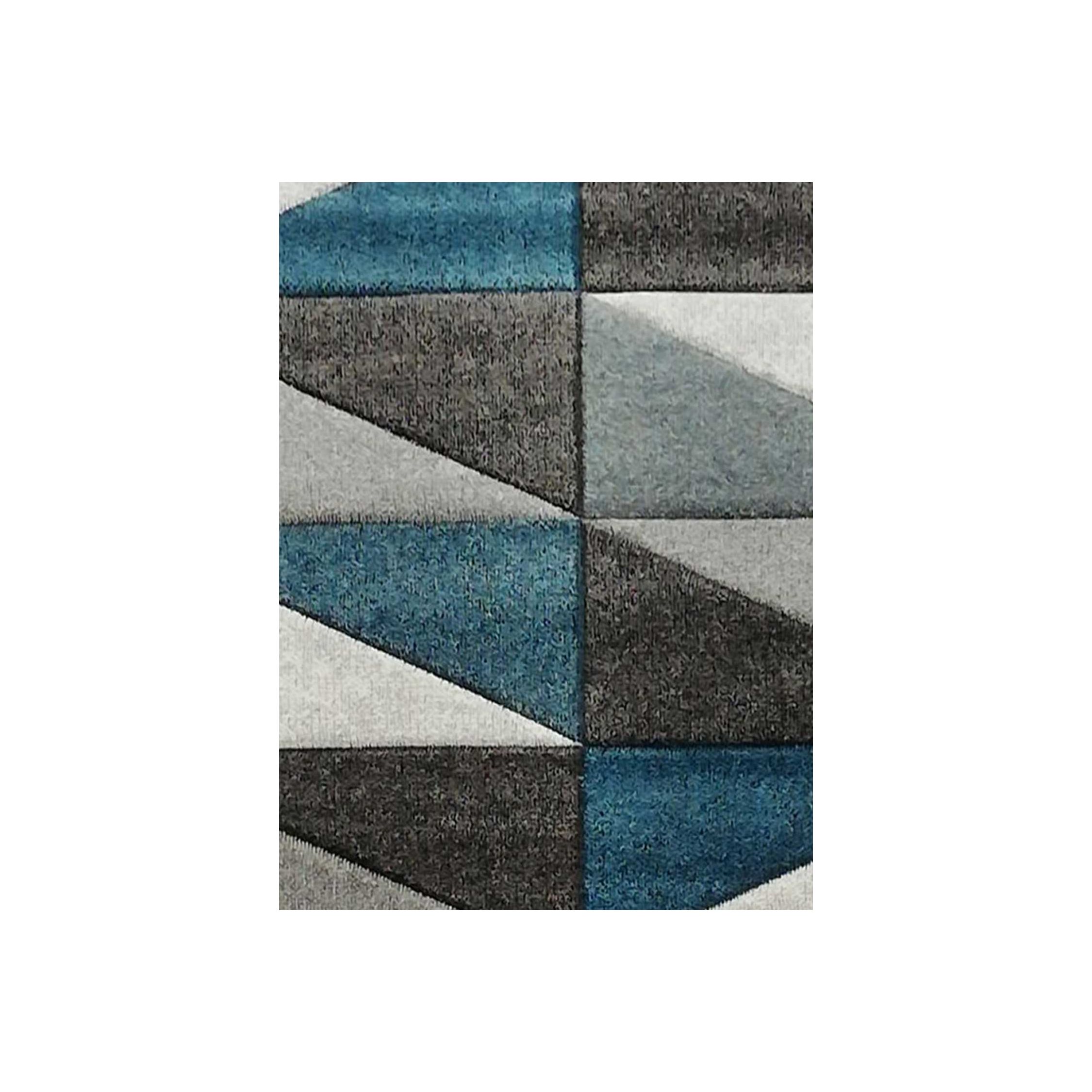 Tapis Moderne VALAG Bleu de Unamourdetapis